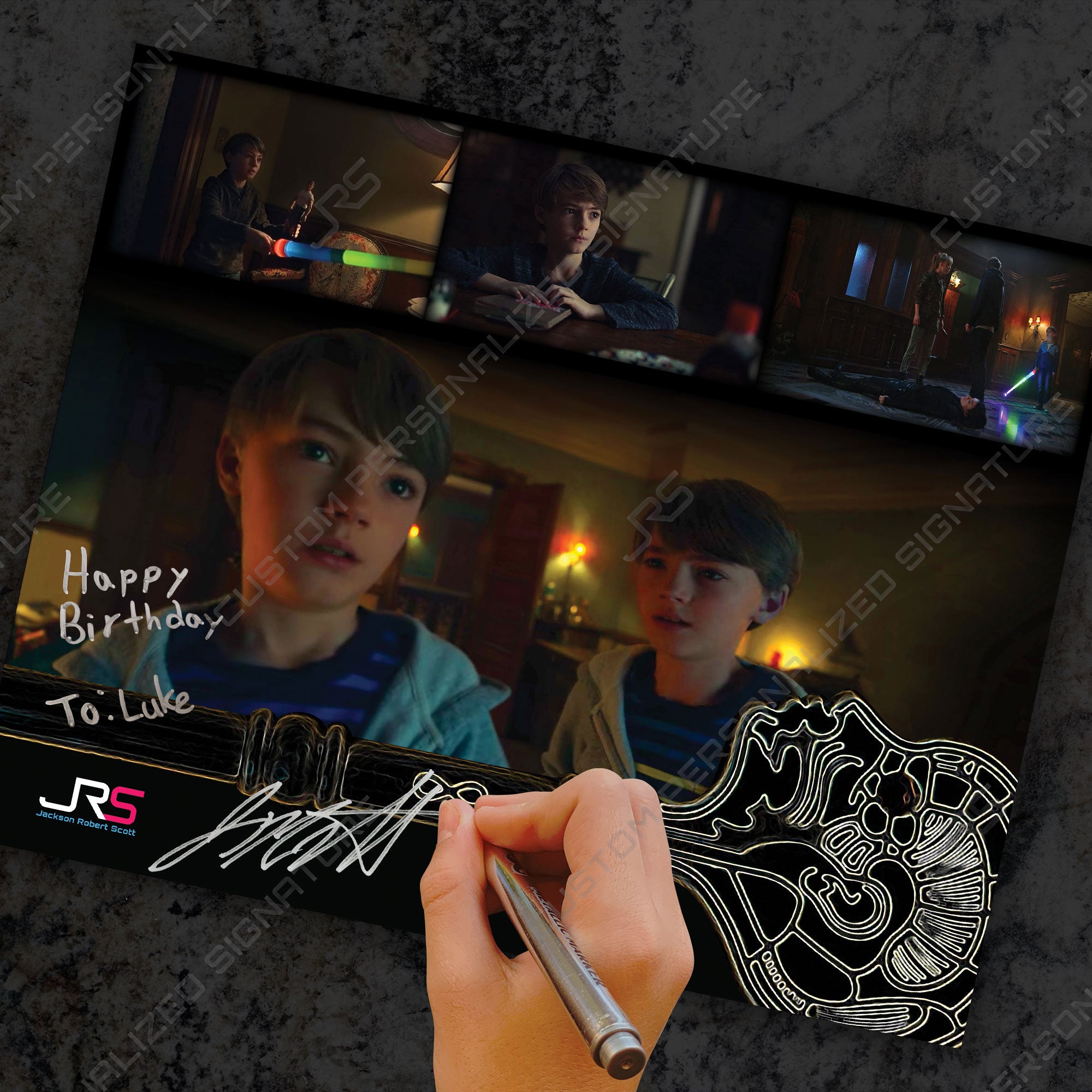 Personalized Signature — Jackson Robert Scott Photo Collage ...